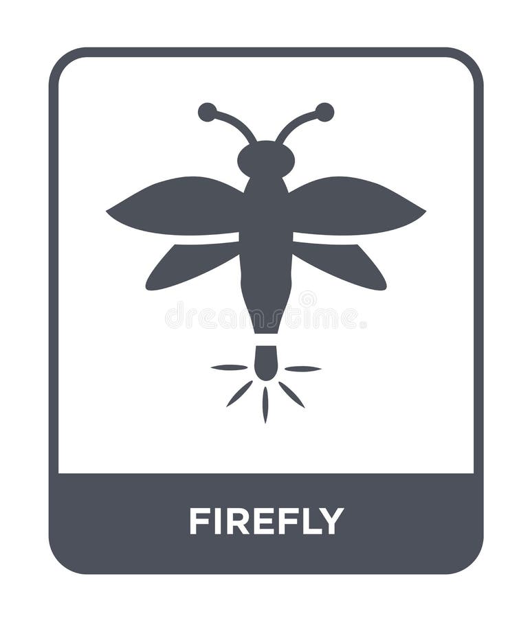 Firefly Icon Vector. Trendy Flat Firefly Icon from Summer Collection ...