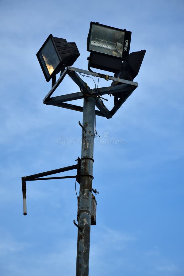 Firefly Lamp Post in Pasig, Philippines Editorial Stock Image - Image ...