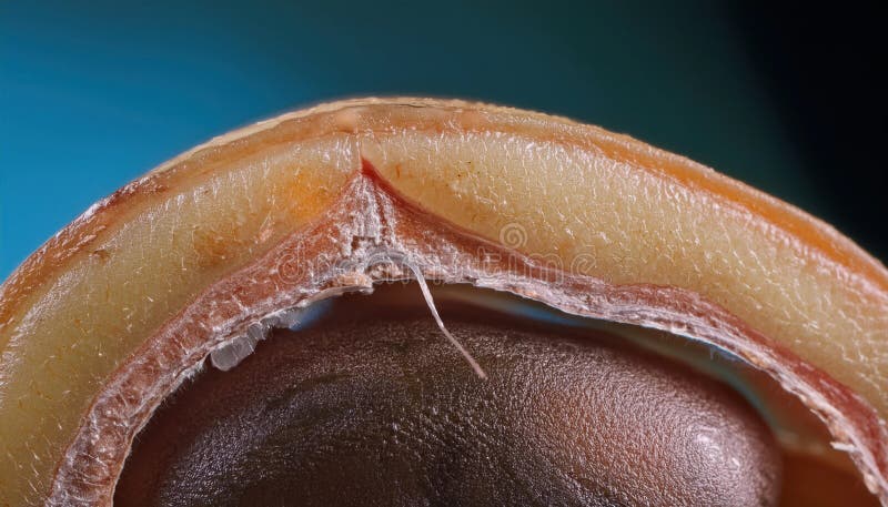 Firefly Larvae Beneath the Surface, Revealing Fascinating Internal ...