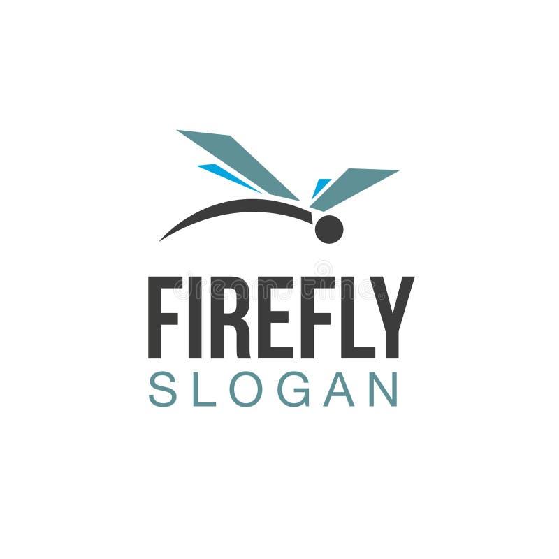 Firefly Logo Icon Design Line Illustration Element Design Stock ...