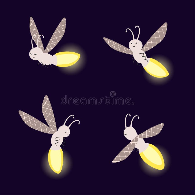 Firefly Cartoon Set Stock Illustrations – 260 Firefly Cartoon Set Stock ...