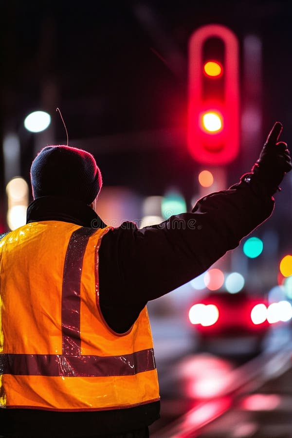 A Firefly Traffic Controller Guiding Night Flights Stock Illustration ...