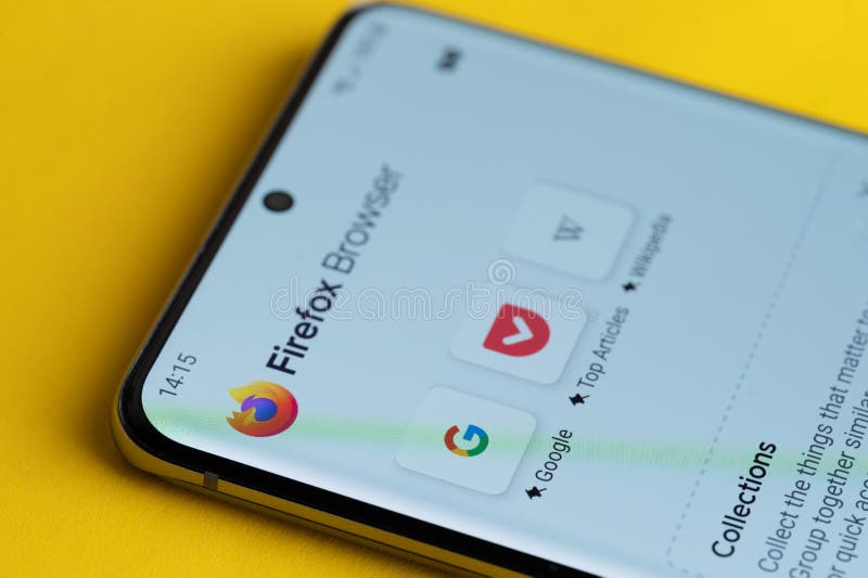 Firefox Browser on Smartphone Editorial Photography - Image of media ...