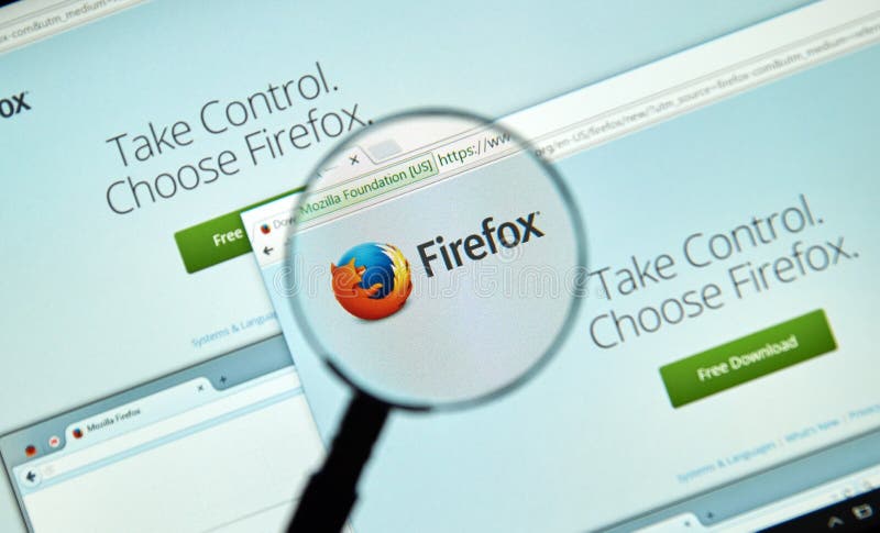 Firefox web browser editorial photography. Image of online - 72469922