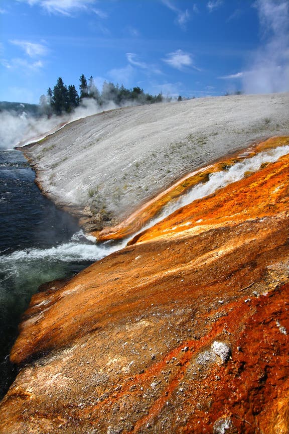 Firehole River of Yellowstone Stock Photo - Image of river, america ...