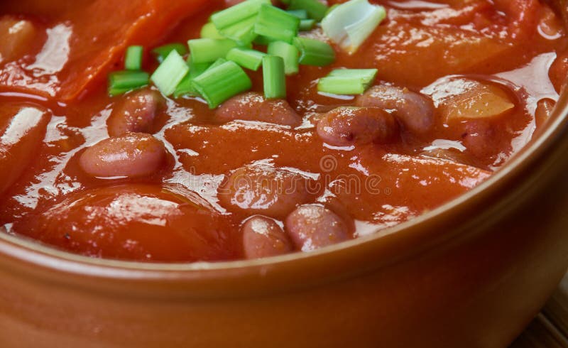 Firehouse Chili stock image. Image of gourmet, rustic - 89217729