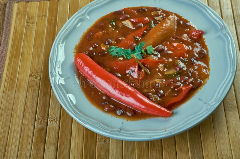 Firehouse Chili stock photo. Image of view, white, vegetable - 87807350