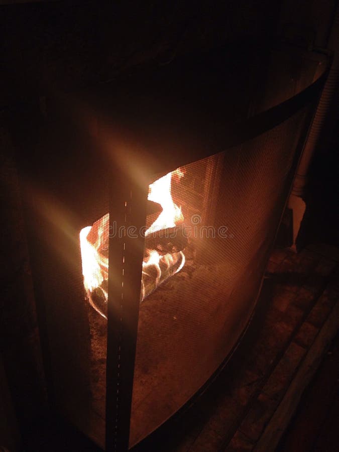 Firelight stock image. Image of firelight, glow, fireplace - 60487899
