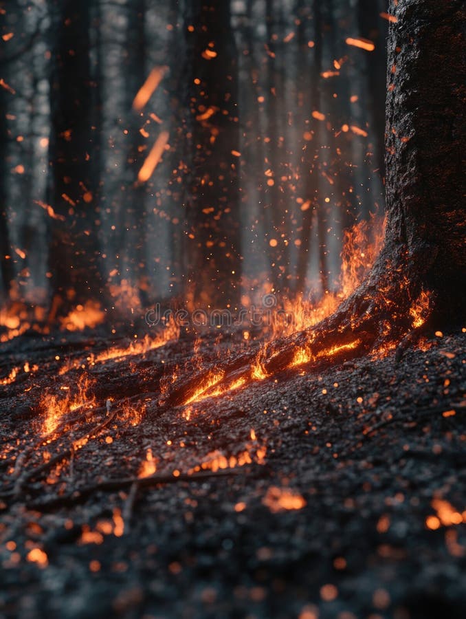 Firelit Forest Stock Photos - Free & Royalty-Free Stock Photos from ...