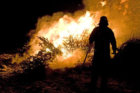 Fireman stock image. Image of burn, firebrigade, fireman - 8449753