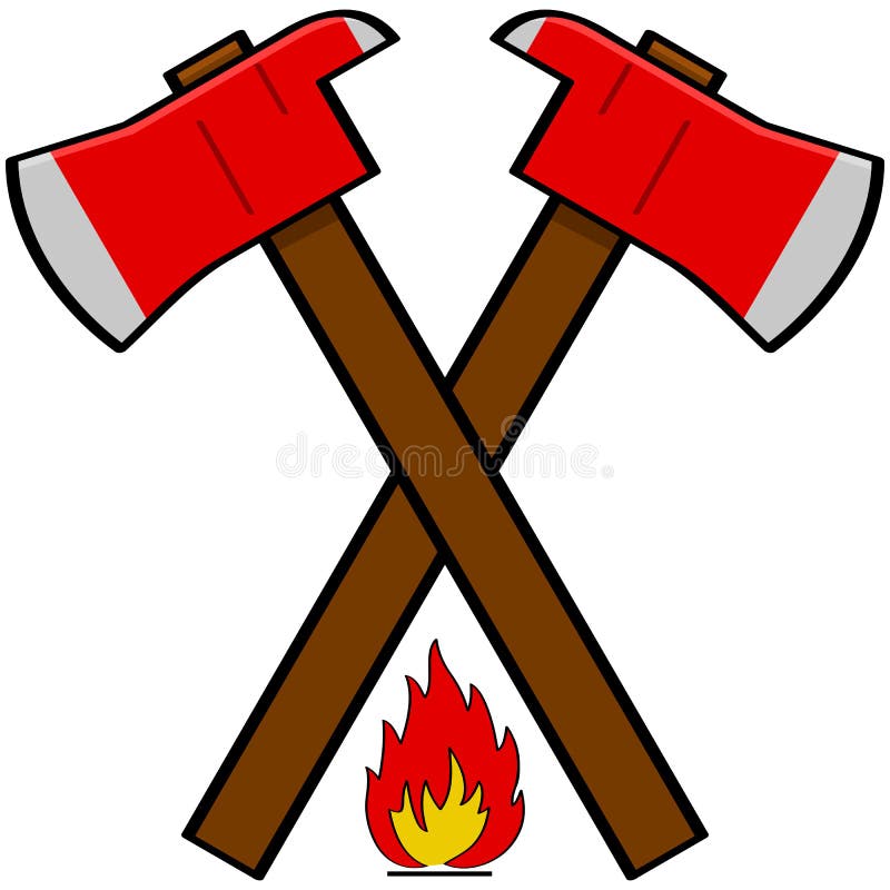 Firefighter Tools Logo stock vector. Illustration of tool - 18082963