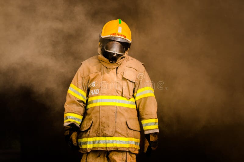 Fireman stock photo. Image of adult, indoor, firefighters - 96649674