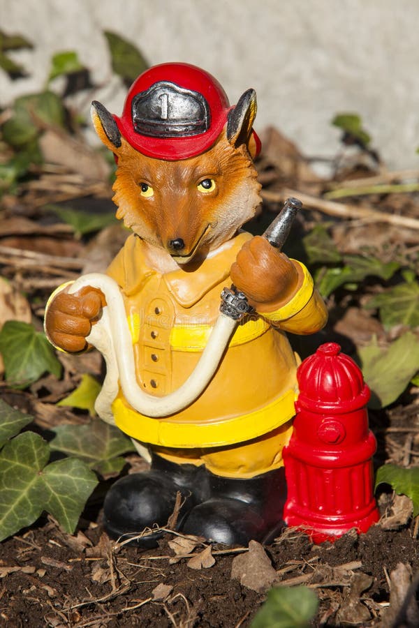 Fireman Fox stock image. Image of accent, fireman, hydrant - 67279267