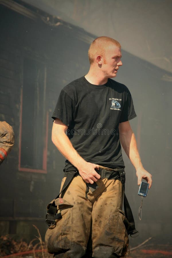 Fireman editorial photography. Image of firetruck, fire - 19602437