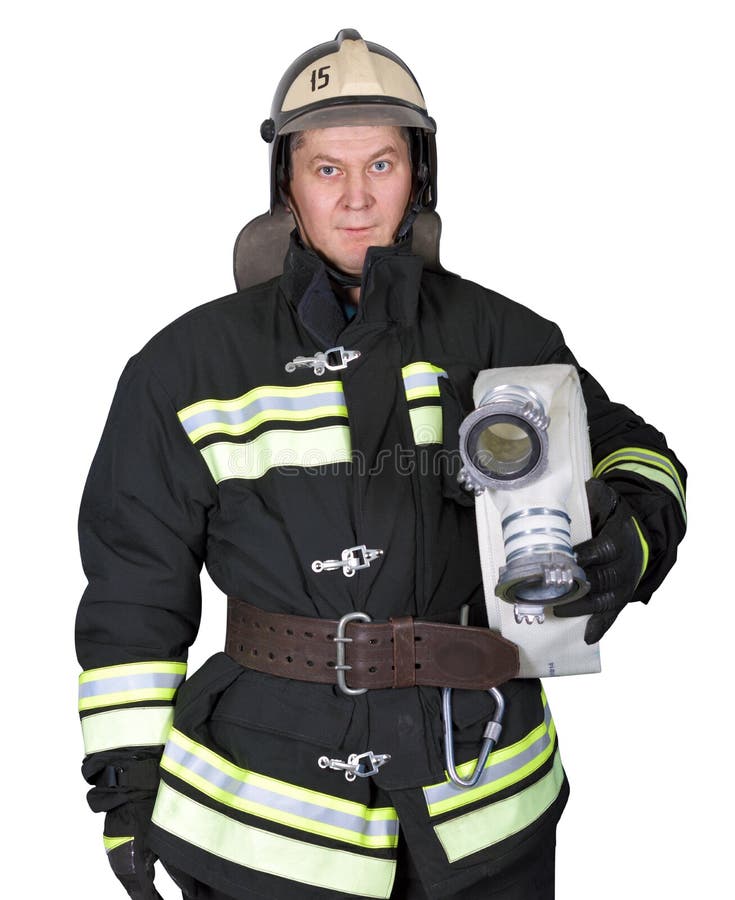 Fireman - Rescue in Breathing Apparatus Stock Photo - Image of safety ...