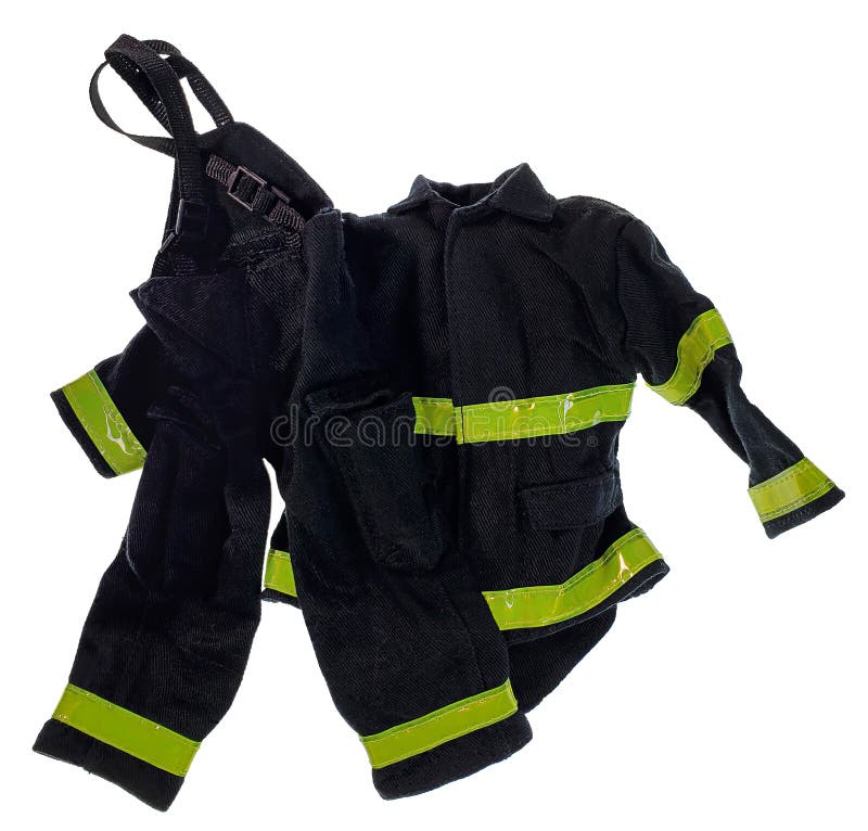 Fireman Jacket and Overalls Stock Image - Image of safety, gear: 275254559