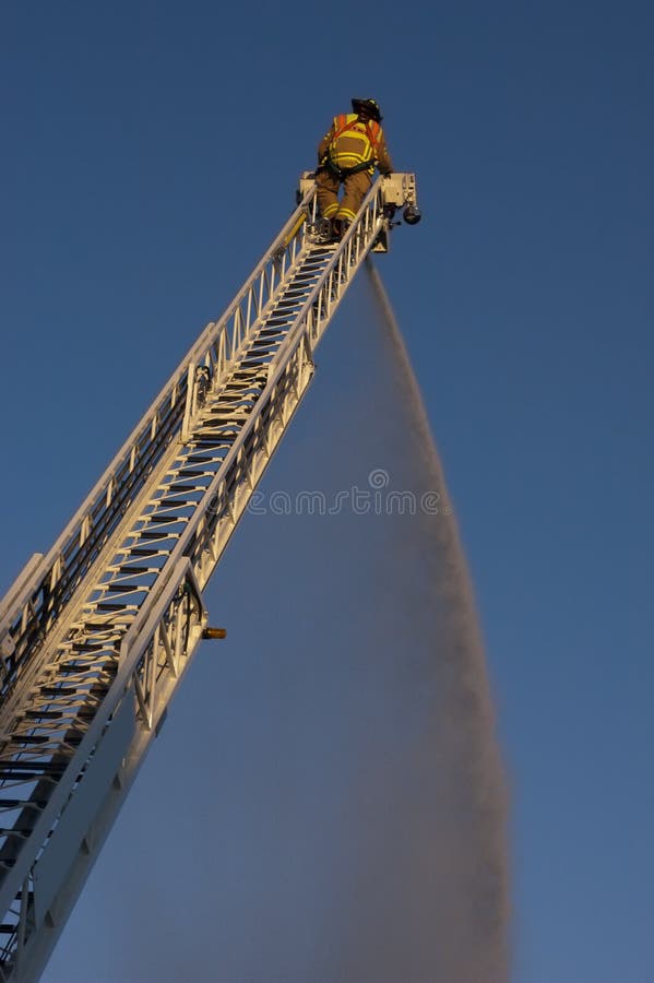 Ladder Fire Truck Water