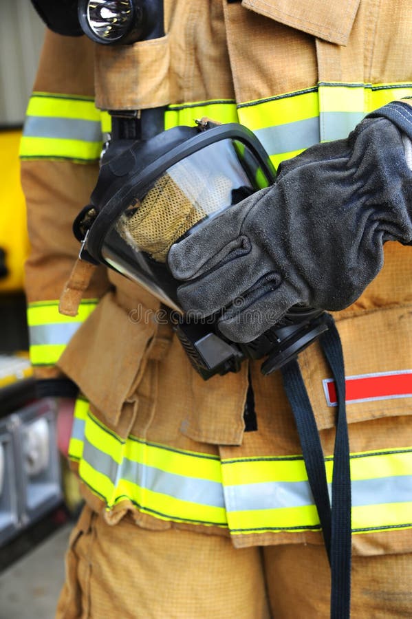 Fireman s mask stock photo. Image of bunking, fireman - 28730986