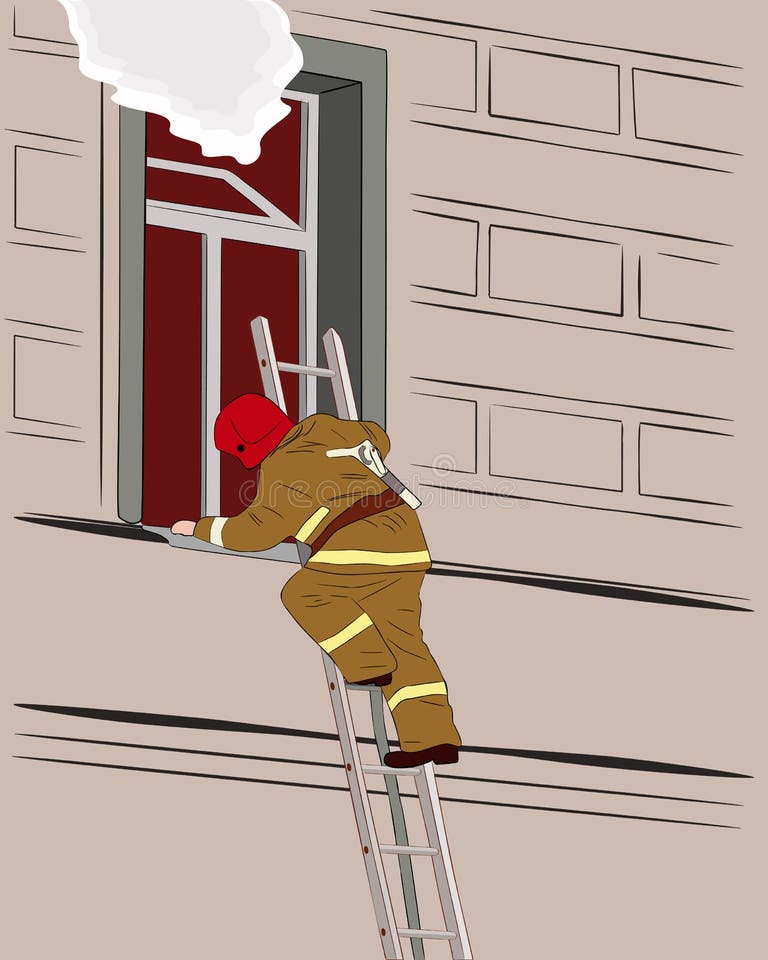 Emergency Stairs Drawing Stock Illustrations – 257 Emergency Stairs ...