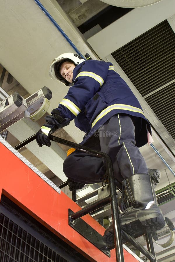 Fireman by work stock image. Image of suit, siut, action - 8881215