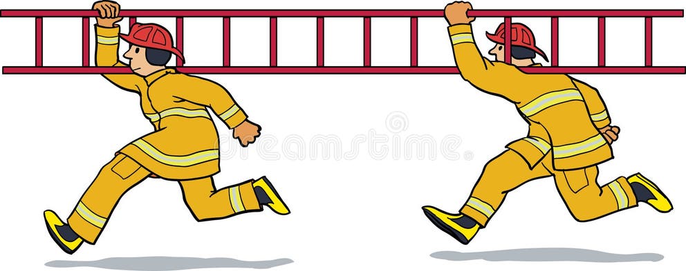 Running Firefighter Stock Illustrations – 487 Running Firefighter Stock ...