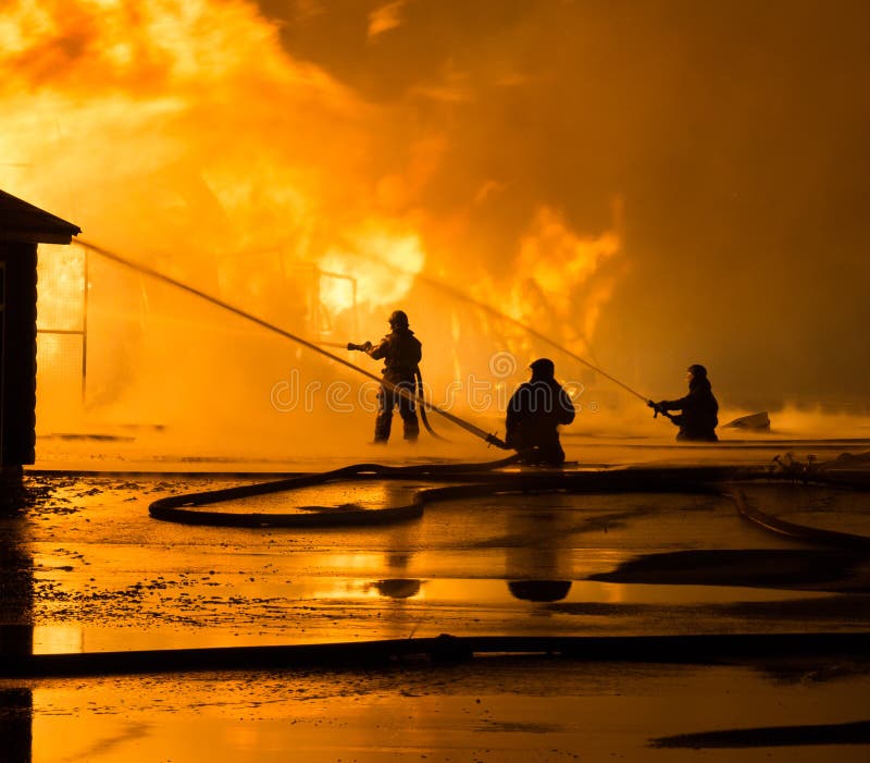 Firemen at work stock image. Image of firemen, working - 40361471