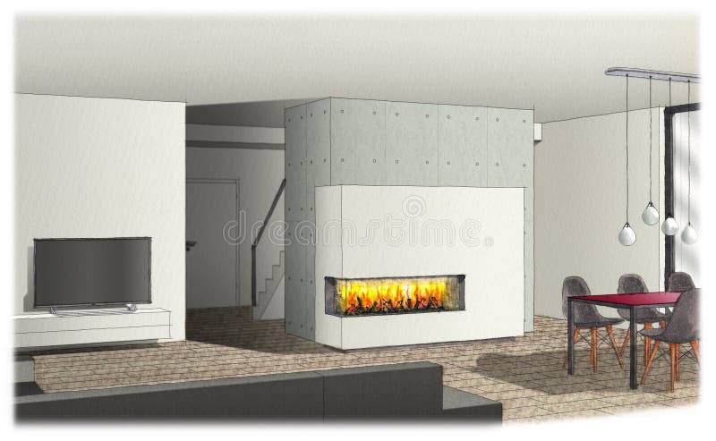 Fireplace, Hearth, Interior Design, Heat Picture. Image: 119960852