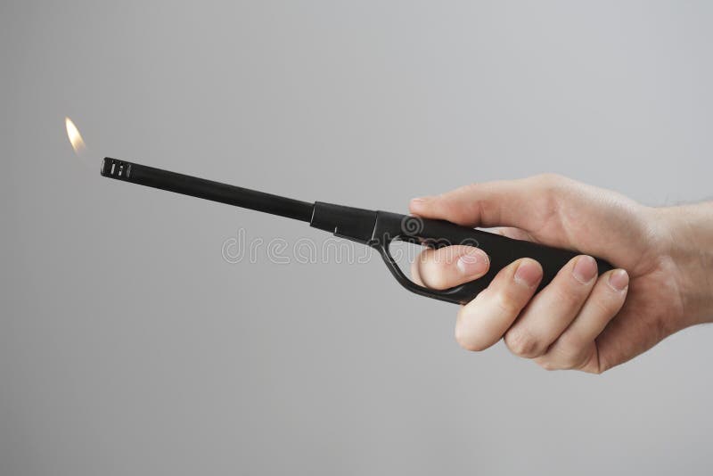 Fireplace lighter stock photo. Image of dark, torching - 6227348