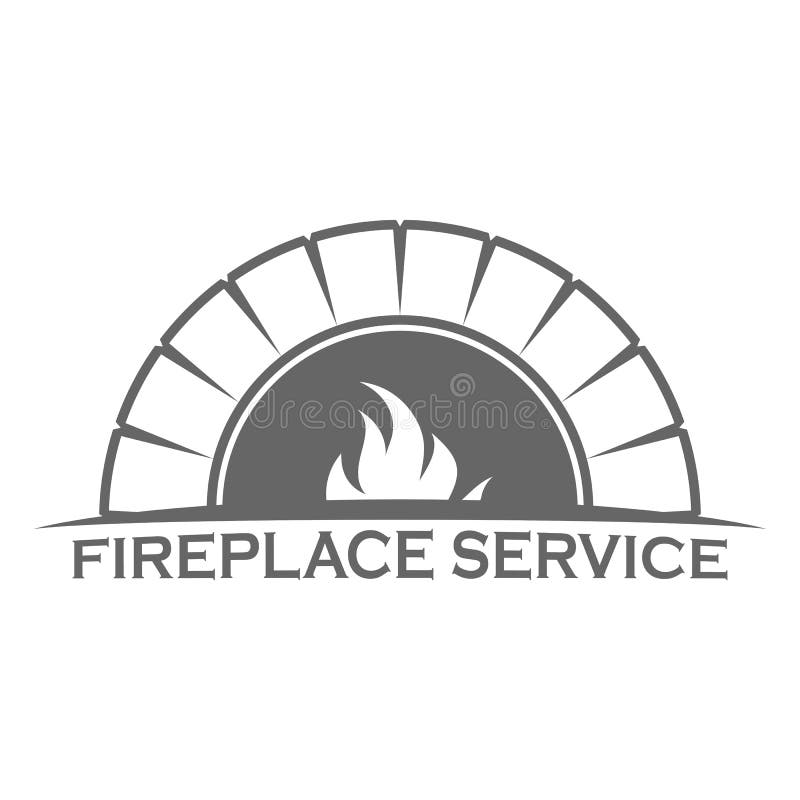 Fireplace Logo Design Template Stock Vector - Illustration of fast ...