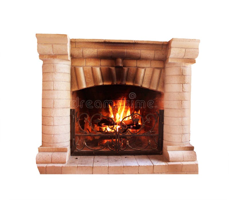 Fireplace stock image. Image of interior, design, stone - 1973131