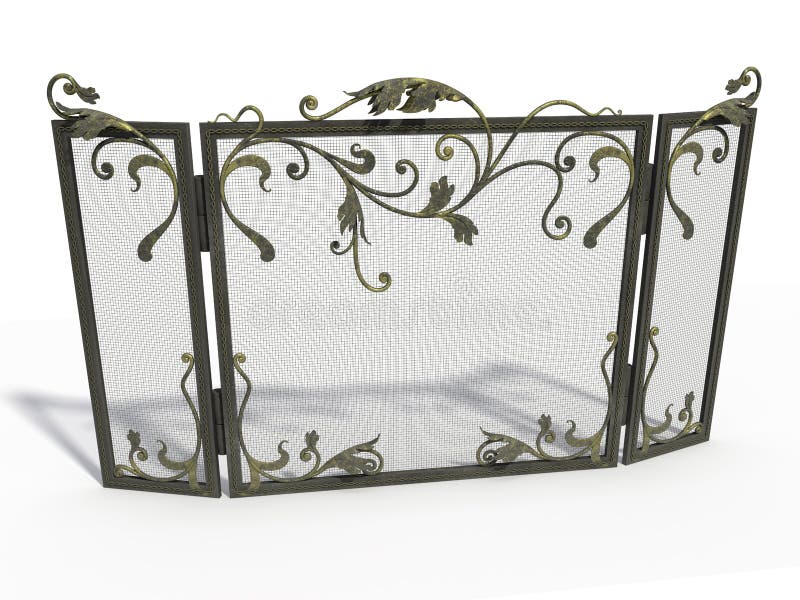 Fireplace Screen stock photo. Illustration of wood, living - 29969268