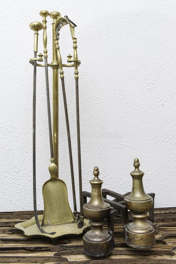 Fireplace Tools stock photo. Image of handicrafts, andiron - 44110362