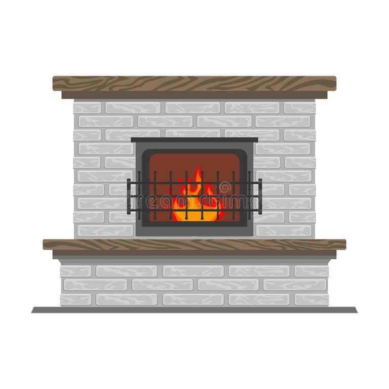 Fireplace Cartoon Stock Illustrations – 20,221 Fireplace Cartoon Stock ...