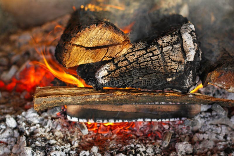 Fireplace stock image. Image of flames, flame, firepit - 39102719