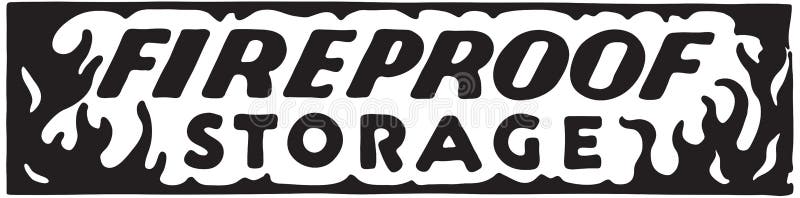 Fireproof Storage stock illustration. Illustration of container - 141997959