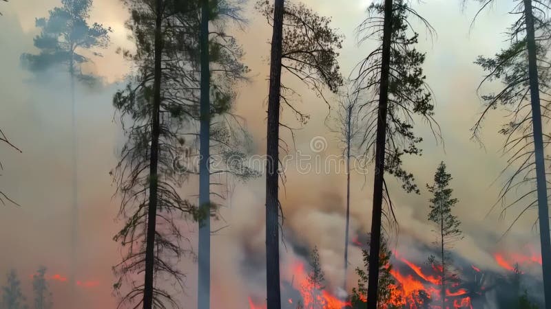 Fires on the Amazon Rain Forest Stock Footage - Video of fauna ...