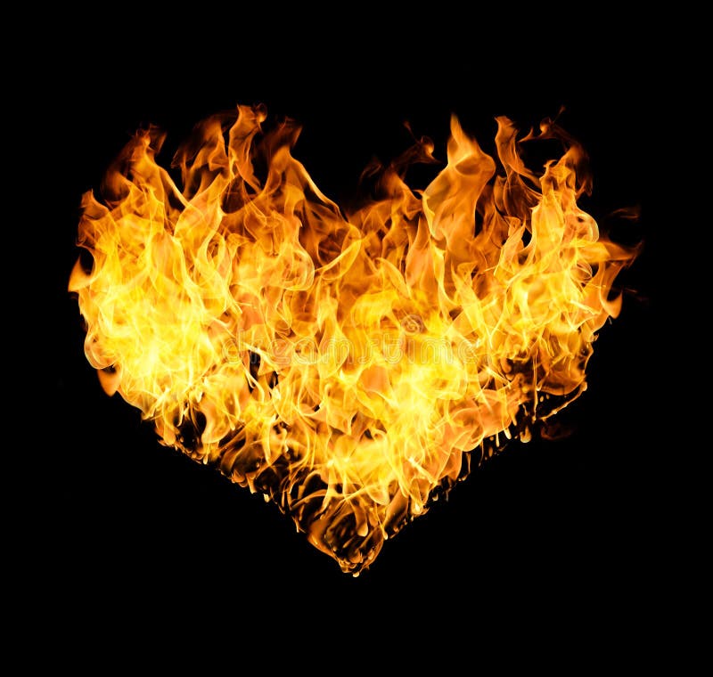 Fire Flame Background Heart Shape Stock Photos - Download 1,862 Royalty ...
