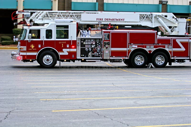 Firetruck in Lot stock image. Image of protection, firemen - 2361639