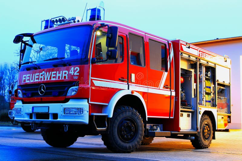 An old german firetruck editorial stock image. Image of germany - 53875269