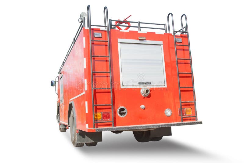 Big Fire Engine Side View White Background Stock Photos - Free ...