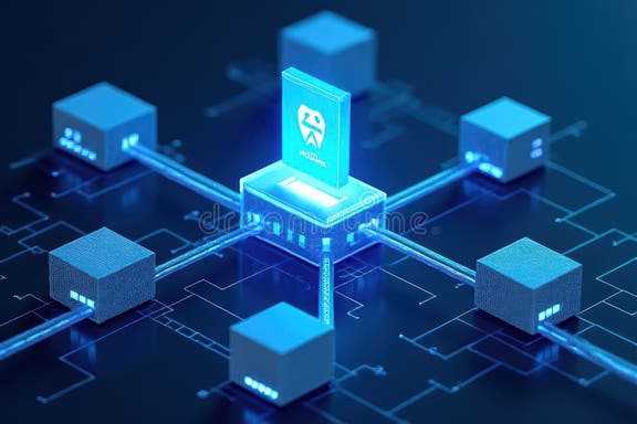 Firewall-Based Secure Network Protection Stock Illustration ...