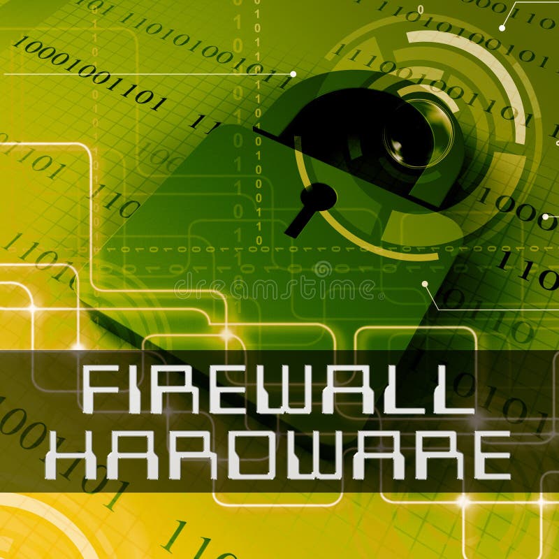 Firewall Hardware Shows Equipment Protection 3d Rendering Stock ...