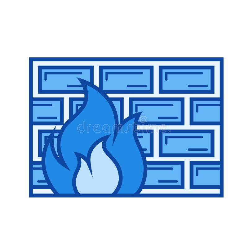 Drawing Firewall System Stock Illustrations – 814 Drawing Firewall ...