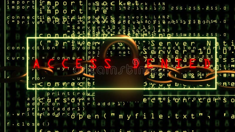 Firewall on Network Denies Access To Hacker Stock Photo - Image of ...
