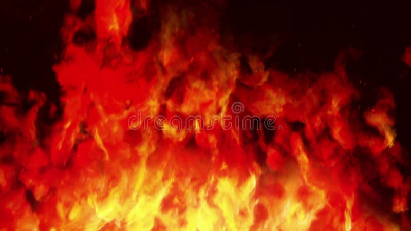 Firewall 2 // 1080p Stylized Fire Video Background Loop Stock Footage ...