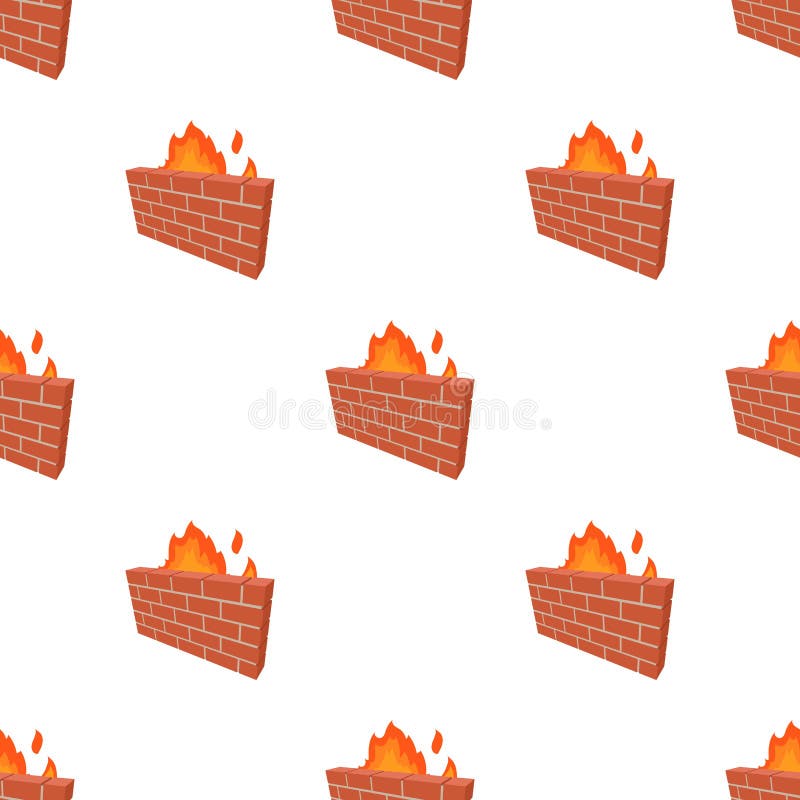 Firewall Pattern Seamless Vector Stock Vector - Illustration of ...