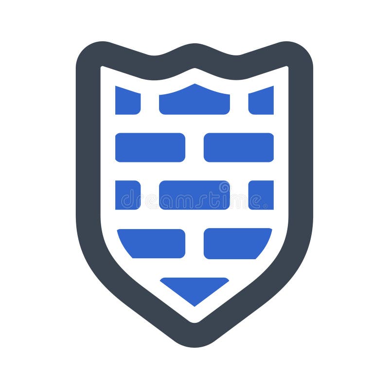 Firewall protection Icon stock vector. Illustration of cyber - 315875035