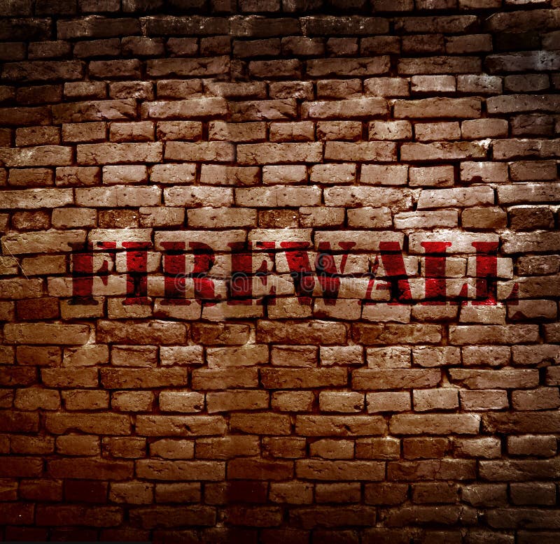 Firewall protection stock photo. Image of steal, private - 57775532