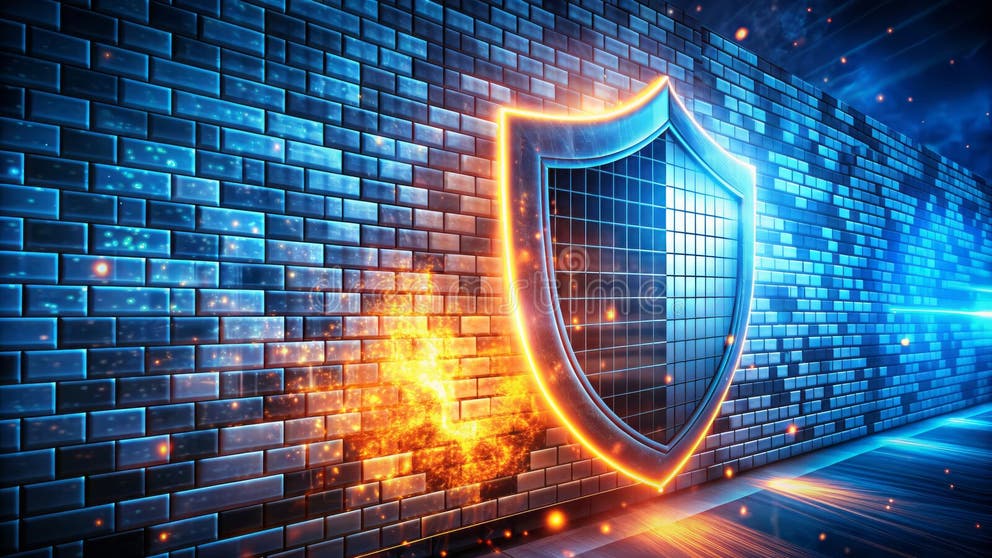 Firewall Protection a Visual Representation of Network Security and ...