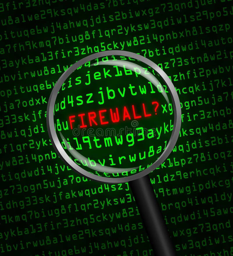 FIREWALL? in Red Revealed in Green Computer Machine Code through a ...